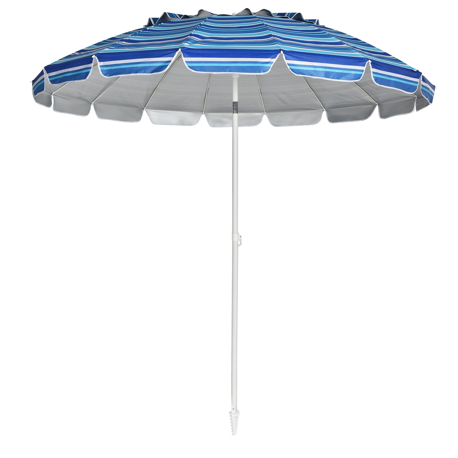 Click here for Patiojoy 8 Ft Patio Beach Umbrella Sun Shelter W/S... prices