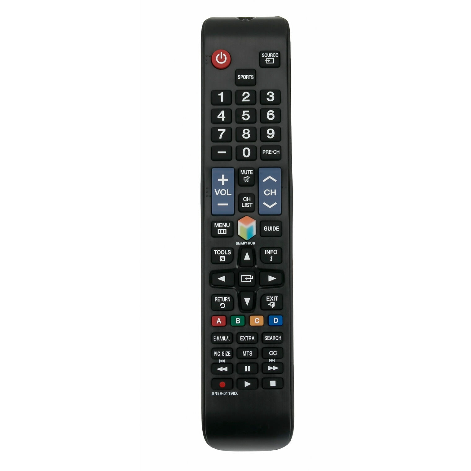 BN59-01198X Replacement Infrared Remote Control for Samsung Smart TV ...