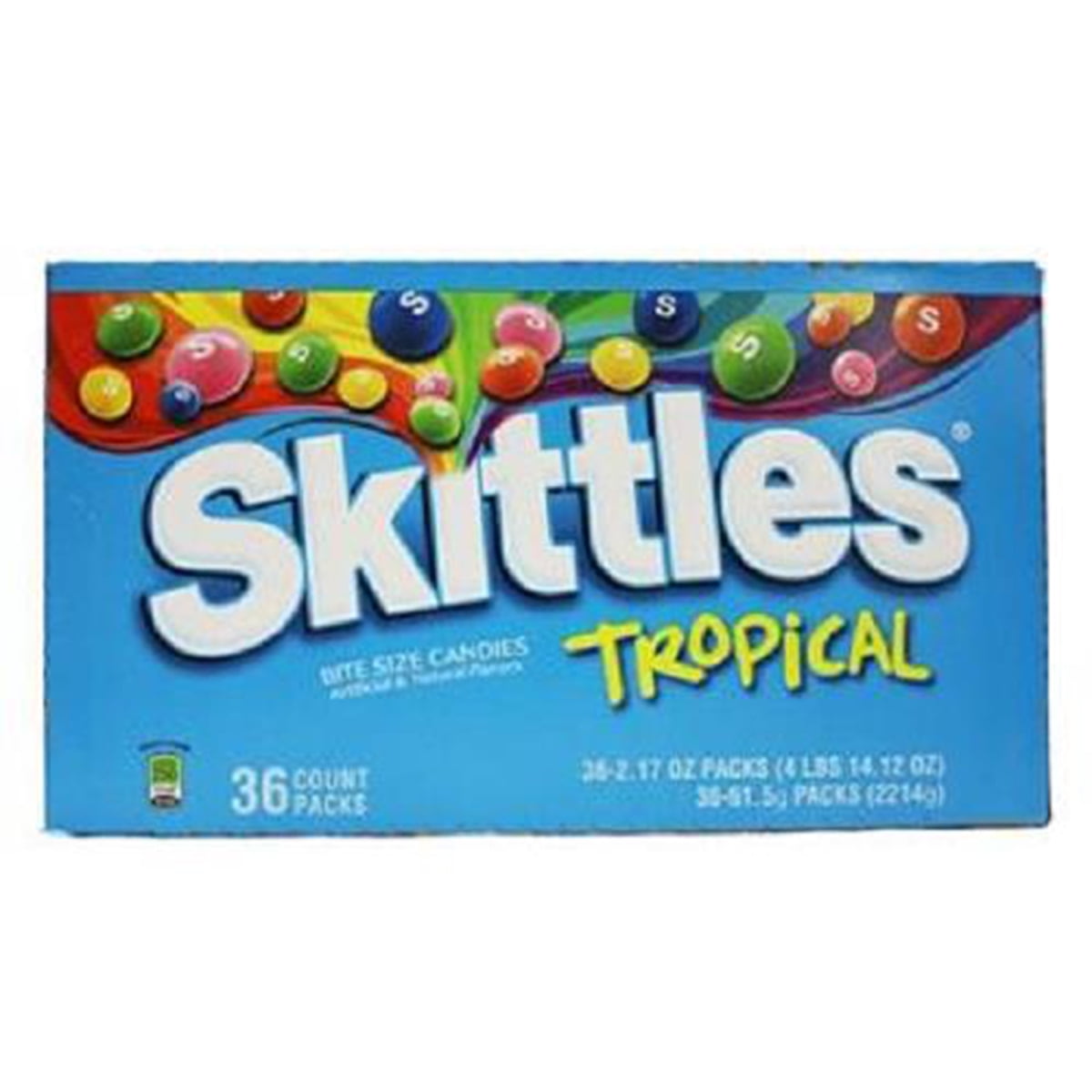 Product Of Skittles, Tropical, Count 36 (2.17 oz ) - Sugar Candy / Grab ...