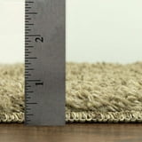 Mainstays Solid Mushroom Tan Shag Indoor Accent Rug 1'8 x 2'10 Skid ...