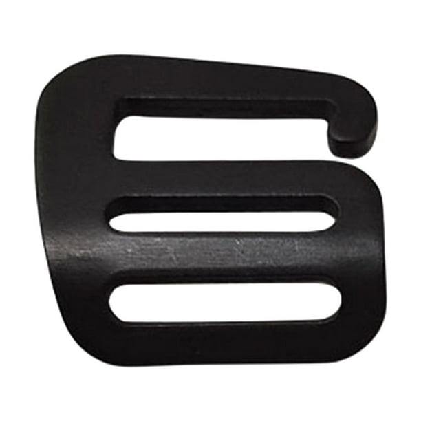 Aluminum Alloy g shaped hook Webbing Buckle Adjustable Buckles 25mm for ...