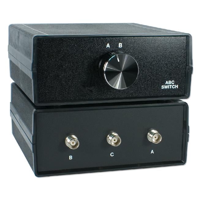 QVS SWL550A-TNC 2 Port Coaxial Threaded BNC Manual Switch - Walmart.com ...