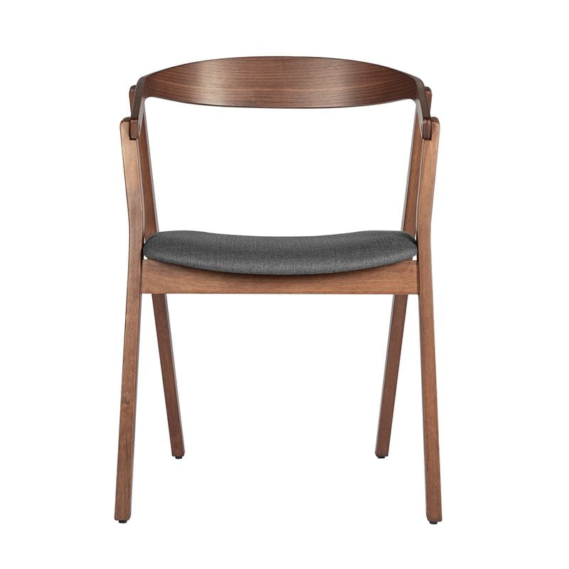 Silla Rum de madera de caucho en tono nogal | Bodega Aurrera en línea