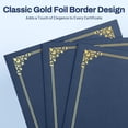 Certificate Holders(Navy Blue, 50 Packs), Diploma Covers Gold Foil ...