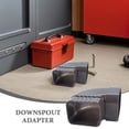 BESTYASH Black Gutter Downspout Connector with Splitter Feature to ...