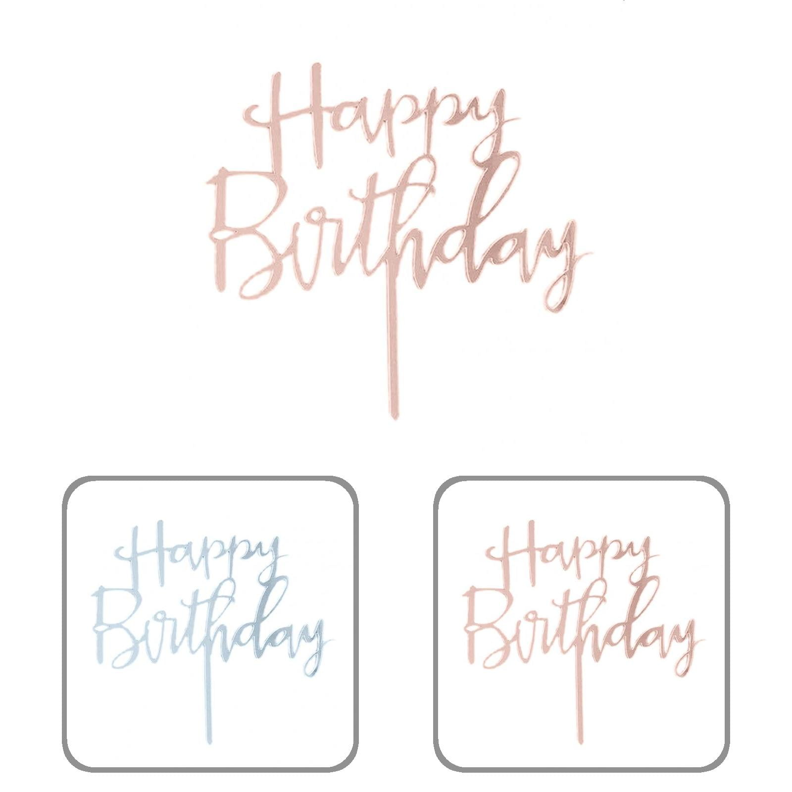 Click here for Unbranded Happy Birthday Cake Topper Cupcake Birth... prices