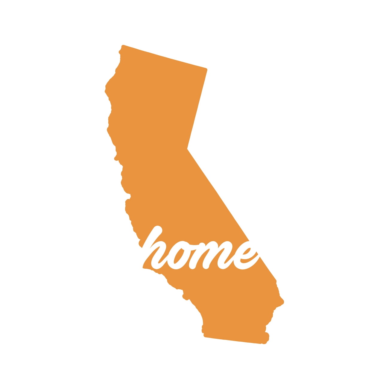 California Home Sticker Decal Die Cut - Self Adhesive Vinyl ...