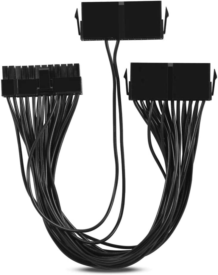 32cm Motherboard synchronous Power Cord 18AWG Dual Power Supply Startup ...