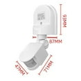 Motion Detector Outdoor Wall Surface Mounting 180° Motion Sensor ... Motion Detector Outdoor Wall Surface Mounting 180° Motion Sensor ...