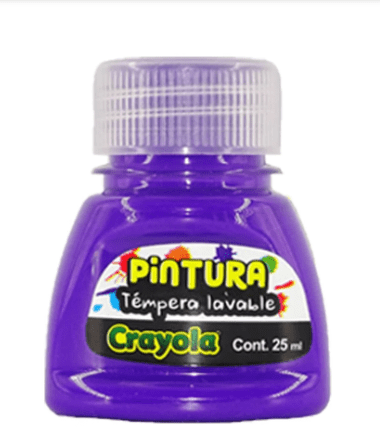 PINTURA TEMPERA CRAYOLA 25ML MORADO paq 10pz Crayola C2M29 | Walmart en ...