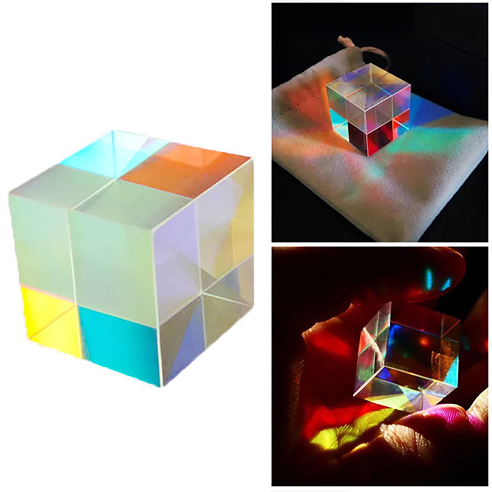 Limei Optical Glass Prism RGB Dispersion Prism Physics Light Spectrum ...