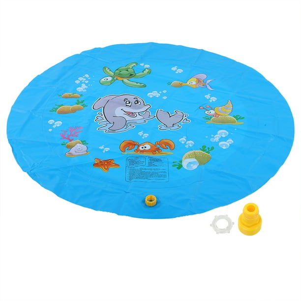 Water Mat,Outdoors Inflatable Water Spray Inflatable Sprinkler Mat ...
