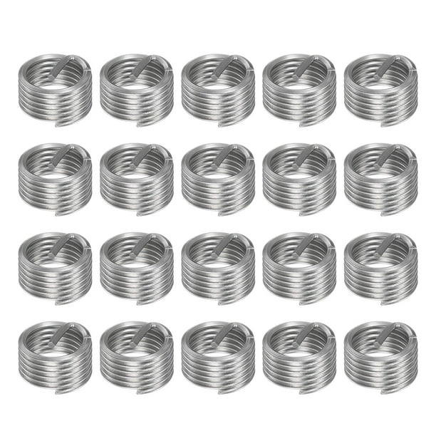 Uxcell M16 x 2 1D 16mm 304 Stainless Steel Wire Thread Insert Threaded ...