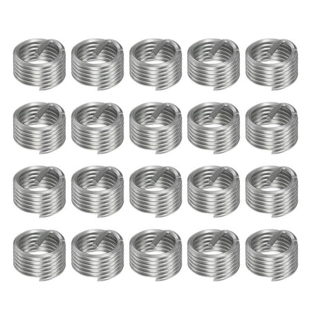 Uxcell M16 x 2 1D 16mm 304 Stainless Steel Wire Thread Insert Threaded ...