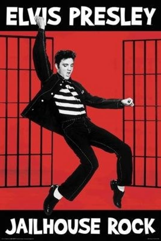 Elvis Presley Jailhouse Rock Poster 24 X 36
