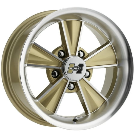 15" Inch Hurst HT324 Dazzler 15x6 5x120.7 (5x4.75") +0mm Gold/Machined ...