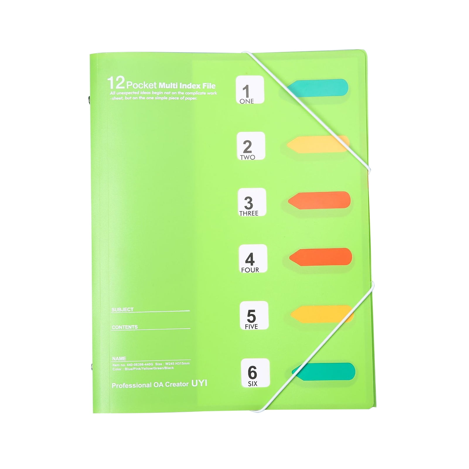 SKYDUE A4 Expanding File Folder，Folder Organizer with 12 Pockets，Letter ...