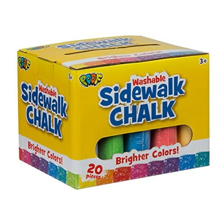 Jumbo Sidewalk Chalk 20/Pkg - Walmart.ca