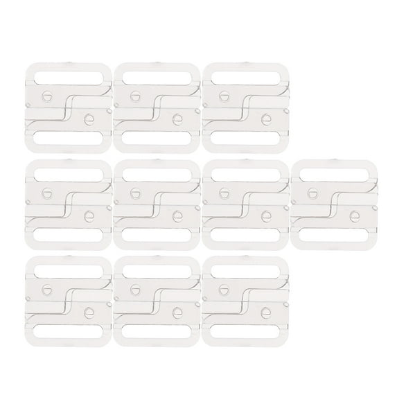 10 Sets Fashion Webbing Bra Buckles Bra Clip Strap for Sewing - Walmart.com