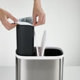 Joseph Joseph Split Step Trash Can Recycle Bin Dual Compartments ...
