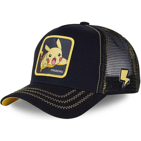 Pokemon Pikachu Baseball Cap Peaked Cap Cartoon Anime Character Flat/21 ...