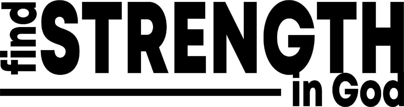 Find Strength In God Religious Church Bible Jesus Savior Wall Decals ...