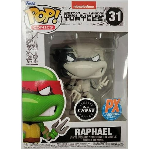 Funko POP! Comics CHASE Teenage Mutant Ninja Turtles Raphael #31 [Black ...