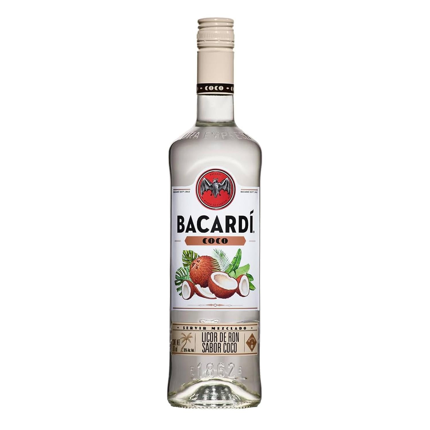 Pack de 12 Licor de Ron Bacardí de Coco 700 ml | Bodega Aurrera en línea