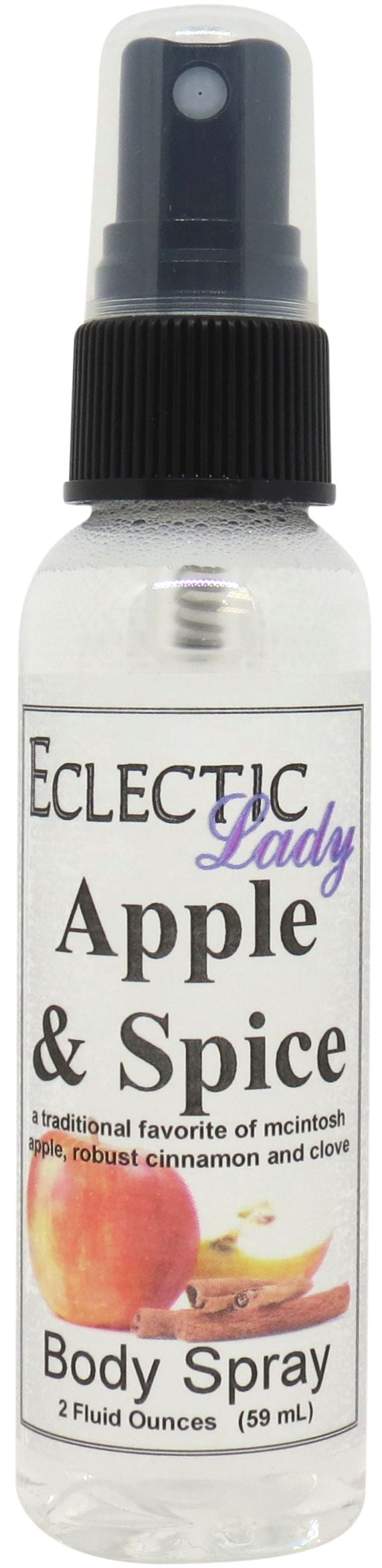Apple and Spice Body Spray, Eclectic Lady, Hydrating Mist, Unisex, 4 oz ...