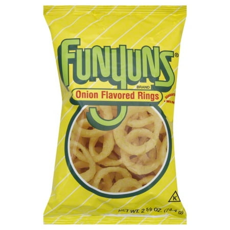 Frito Lay Funyuns Onion Flavored Rings, 2.625 oz - Walmart.com