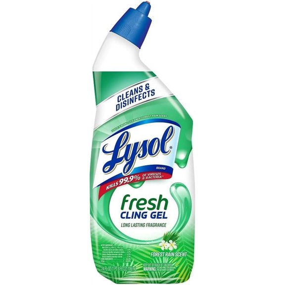 Lysol Toilet Bowl Cleaner, Ocean Fresh Scent, 24 oz, 6 Pack, Power ...