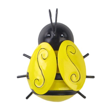 Bee Figurine Bumble Bees Statue 3D Honey Bee Hanging Wall Sculpture ...