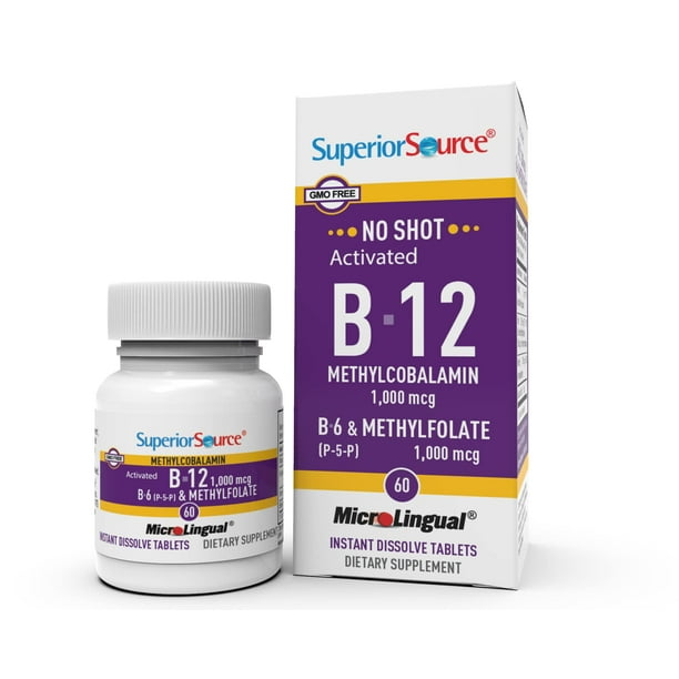 Suplemento de vitamina B12, metilcobalamina, 1000 mcg, sin inyección ...