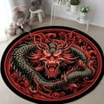 Bookshelf Round Area Rug, stacked books circle carpet for library ...