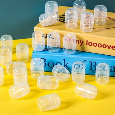 8pcs Empty Round Capsules Vending Machine Capsules Round Capsules ...