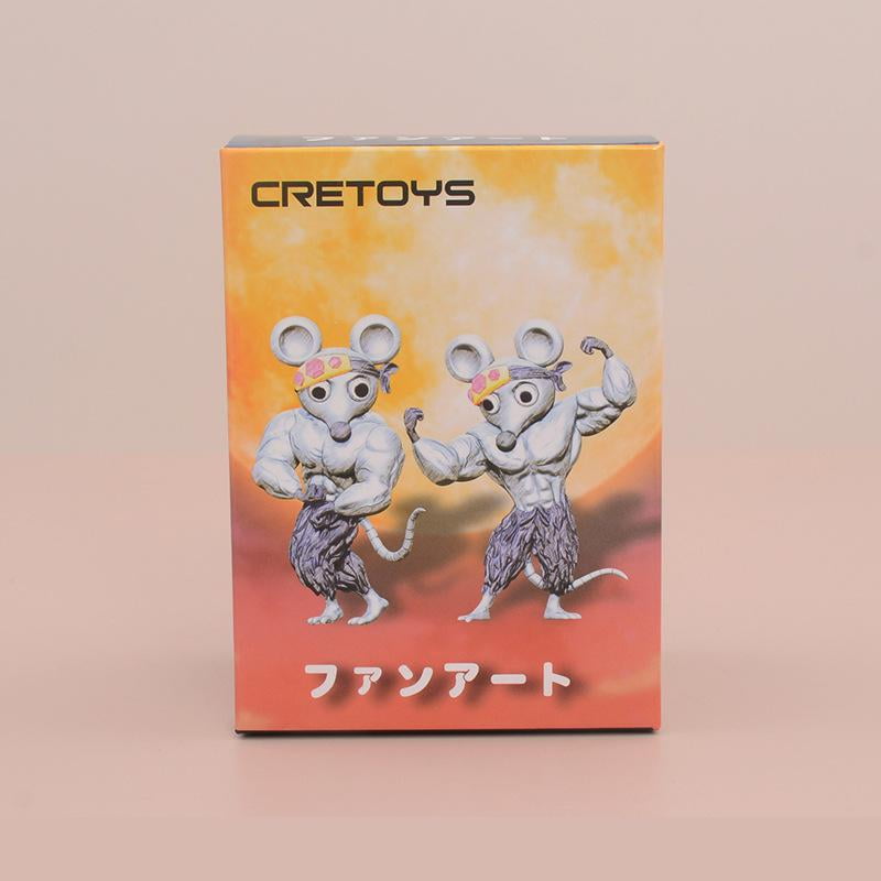 Demon Slayer Uzui Tengen figura de ratón Ninja GK, figura de rata ...