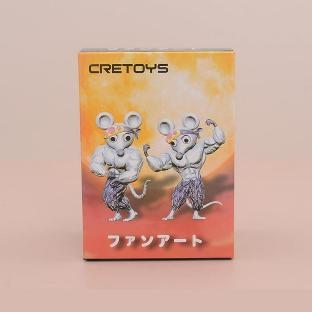 Figura de ratón Ninja Demon Slayer Uzui Tengen, figura de rata ...