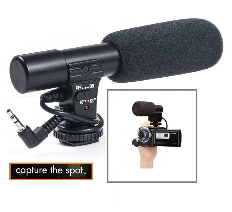 New Mini Professional Condenser Microphone For Canon VIXIA HF R80 R82 ...