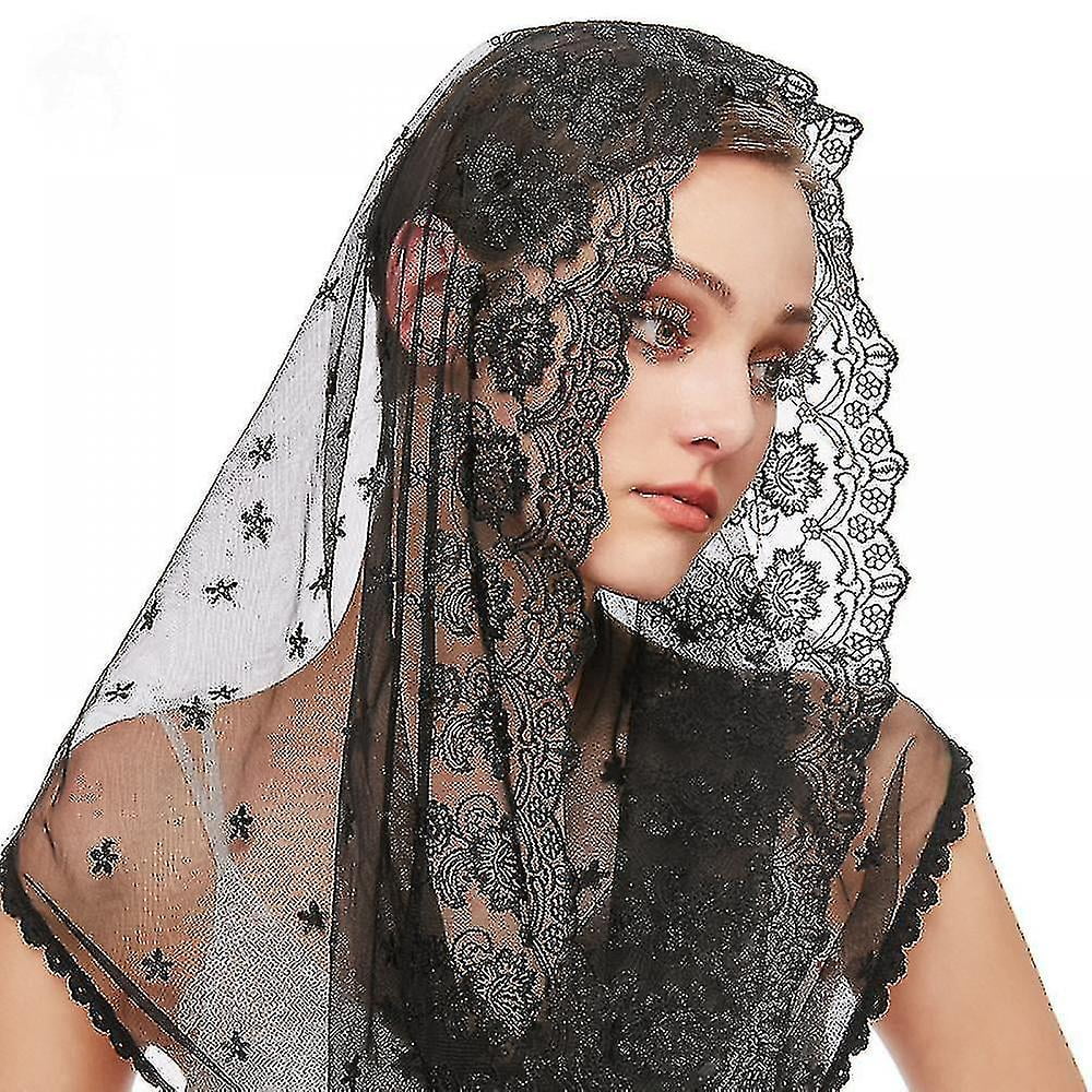 Click here for Vorcoy Ladies Wedding Veil Lace Scarf Veil Head Co... prices