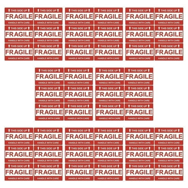 2 Rolls / 1000 Labels, Fragile "THIS SIDE UP" Handle With Care "Thank ...