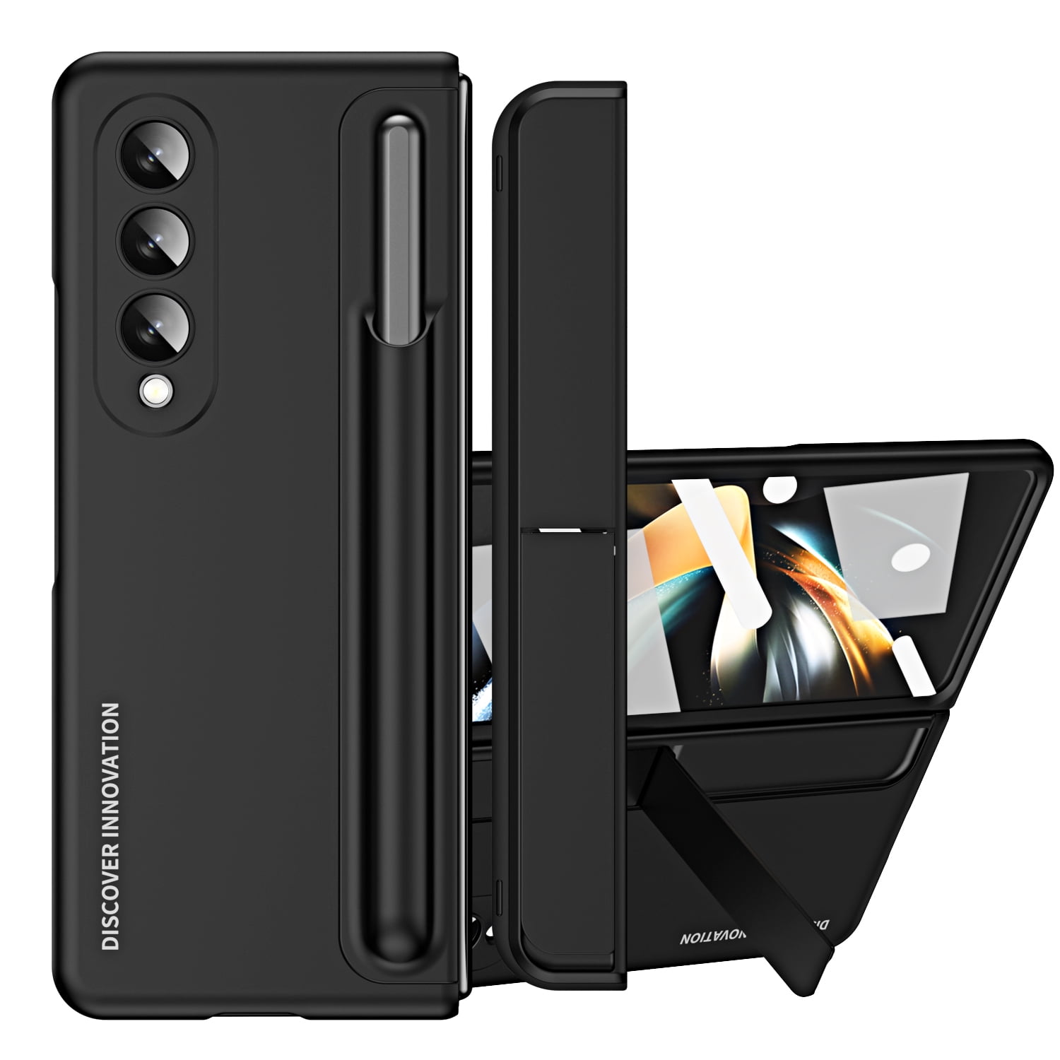 for Samsung Galaxy Z Fold 4 Case, Hinge Coverage Protective Case with ...