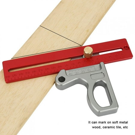 Loewten 45/90 Degree Scribe Gauge, Easy Operation 45/90 Degree Scribe ...