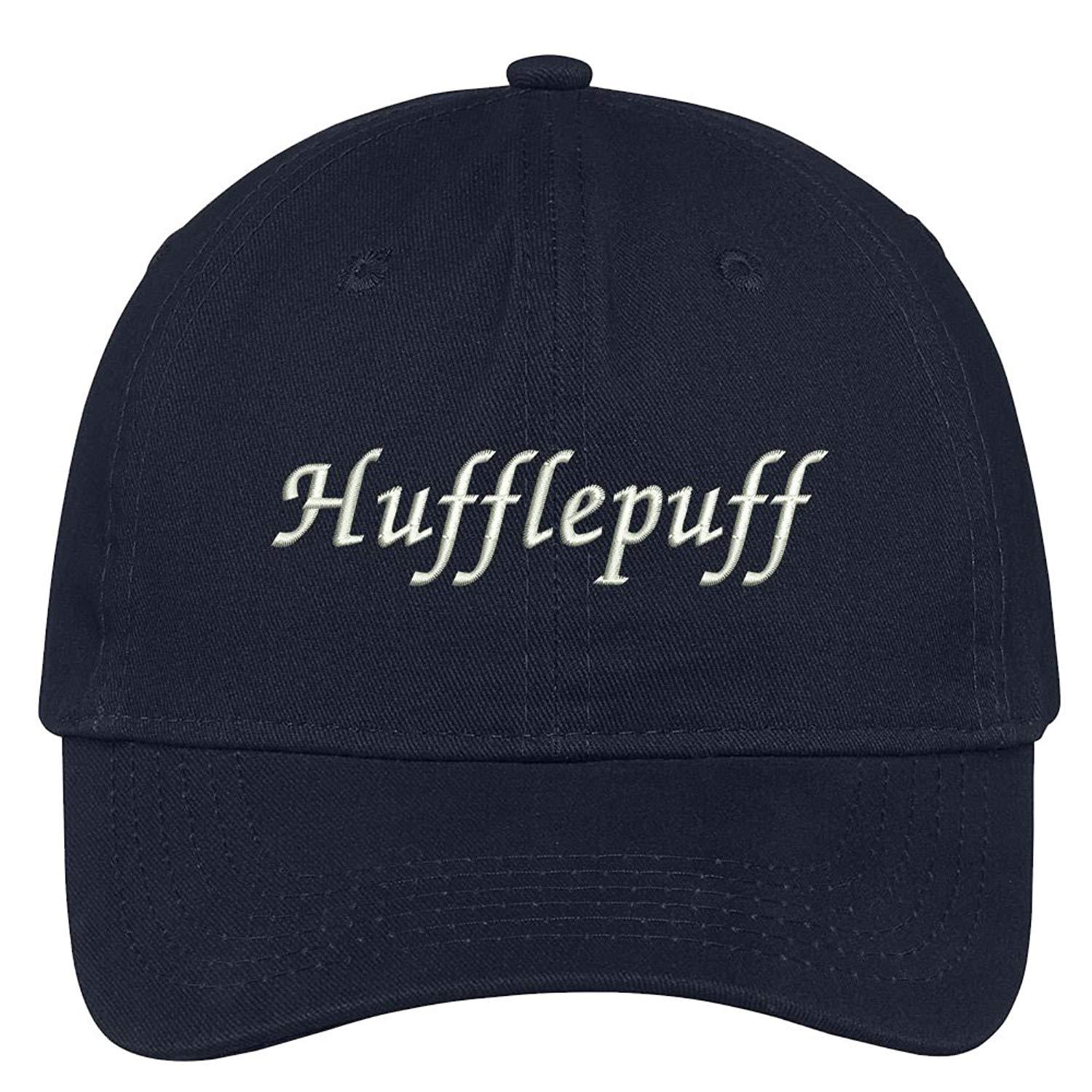 Trendy Apparel Shop Hufflepuff Embroidered Soft Crown 100% Brushed ...