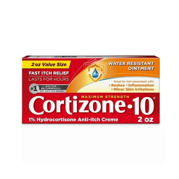 Cortizone 10 Ointment, Maximum Strength, 2 oz - Walmart.com