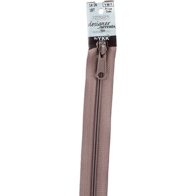 Ykk Ziplon Closed Bottom Zipper 14"-Iron | Walmart Canada