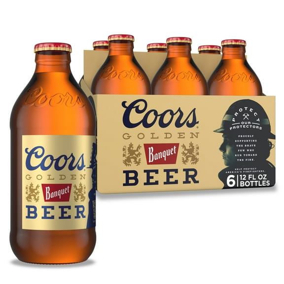 Coors Banquet Lager Beer, 12 Pack, 12 fl oz Glass Bottles, 5.0% ABV ...