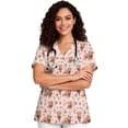 Binienty Highland Cow Floral Pattern Nursing Shirt Short Sleeve ...
