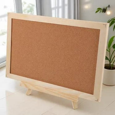 STAPLES Cork Bulletin Board 4x3 Feet Durable Natural Cork with Oak ...