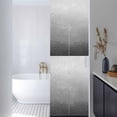 Black Gray Mosaic Window Privacy Film, Minimalist Abstract Hexagonal ...