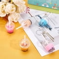 1Set DIY Keychain Making Kits with Openable Acrylic Bottle Big Pendants ...